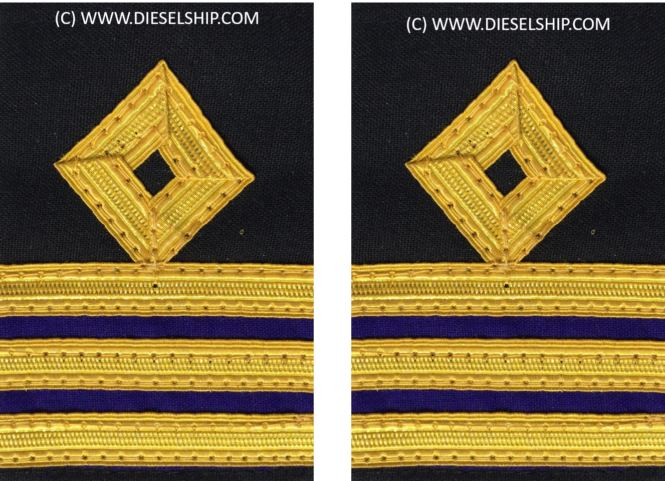 High quality fabric Second Engineer Epaulette